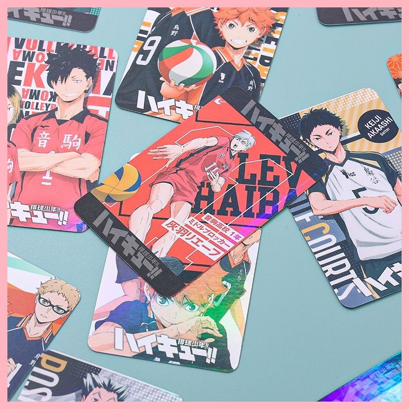 [GUYN] lomo Card Haikyuu Hinata Shoyo Volleyball Boy Starlight Laser ...