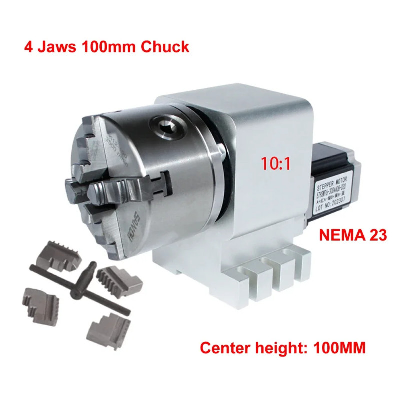 Harmonic Reducer Harmonic Gearbox CNC A 4th Axis Rotary Axis NEMA23 ...