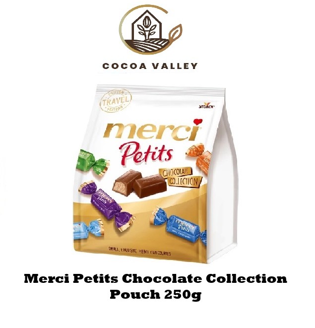 Merci Petits Chocolate Collection Travel Edition Pouch 250g | Shopee ...
