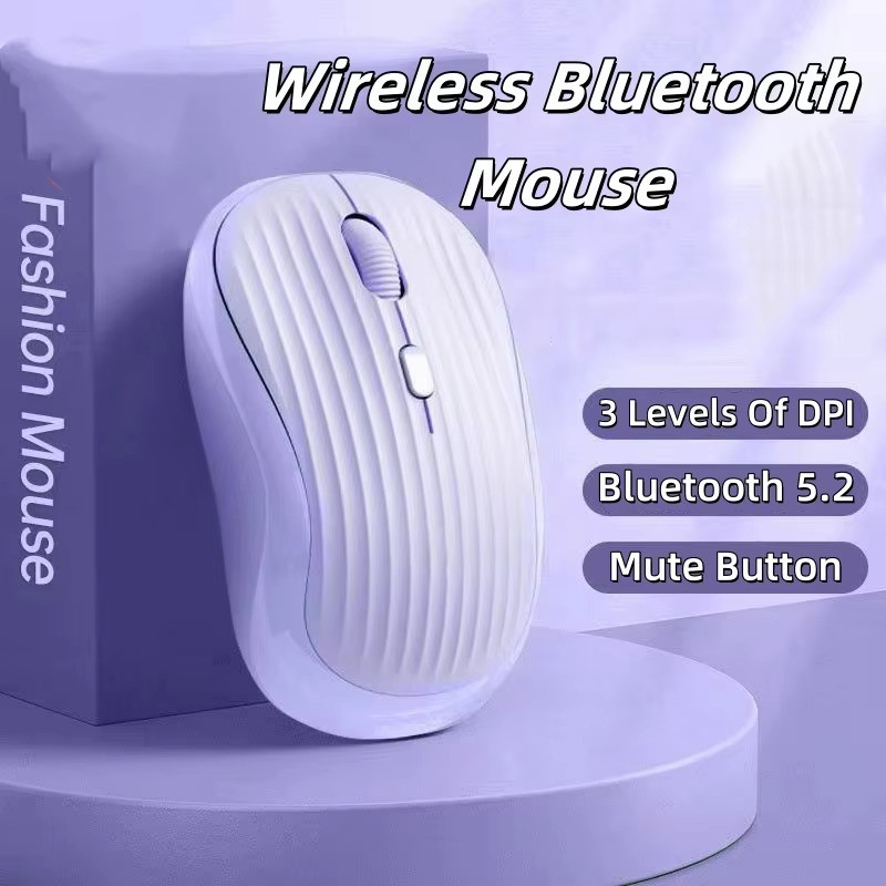 Multi-Device Wireless Bluetooth Mouse Rechargeable For Tablet Laptop ...