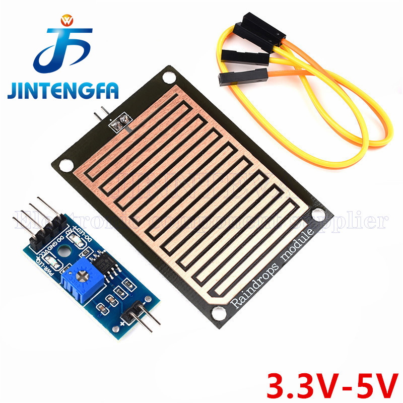 Snow Raindrops Detection Sensor Module Rain Weather Module Humidity For ...