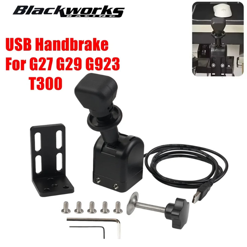PC USB Handbrake For Logitech G27 G29 G923 Thrustmaster T300 For ETS2 ...