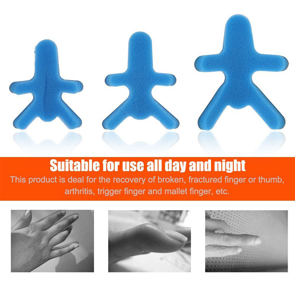 Medical Finger Splint Brace Frog Phalanx Posture Corrector Aluminium ...