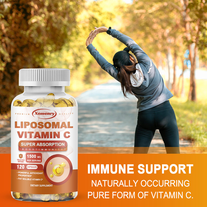 Premium Liposomal Vitamin C - Highly Absorbable Ascorbic Acid to ...