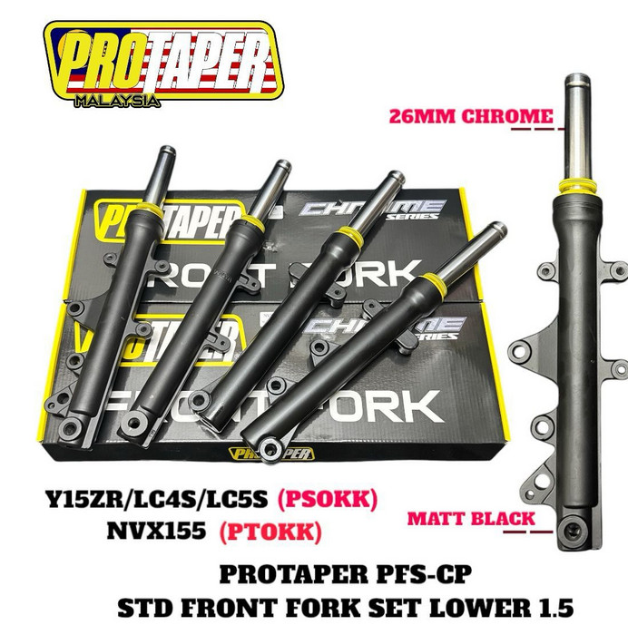 STD CUTTING FRONT FORK SET [ LOWER 1.5INCH ] Y15 Y16 NON ABS / LC135 4S ...