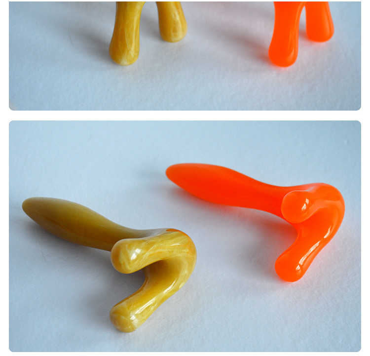 Nose Massager Nose Scraping Resin Nose Scraper Eye Meridian Y-Shaped ...