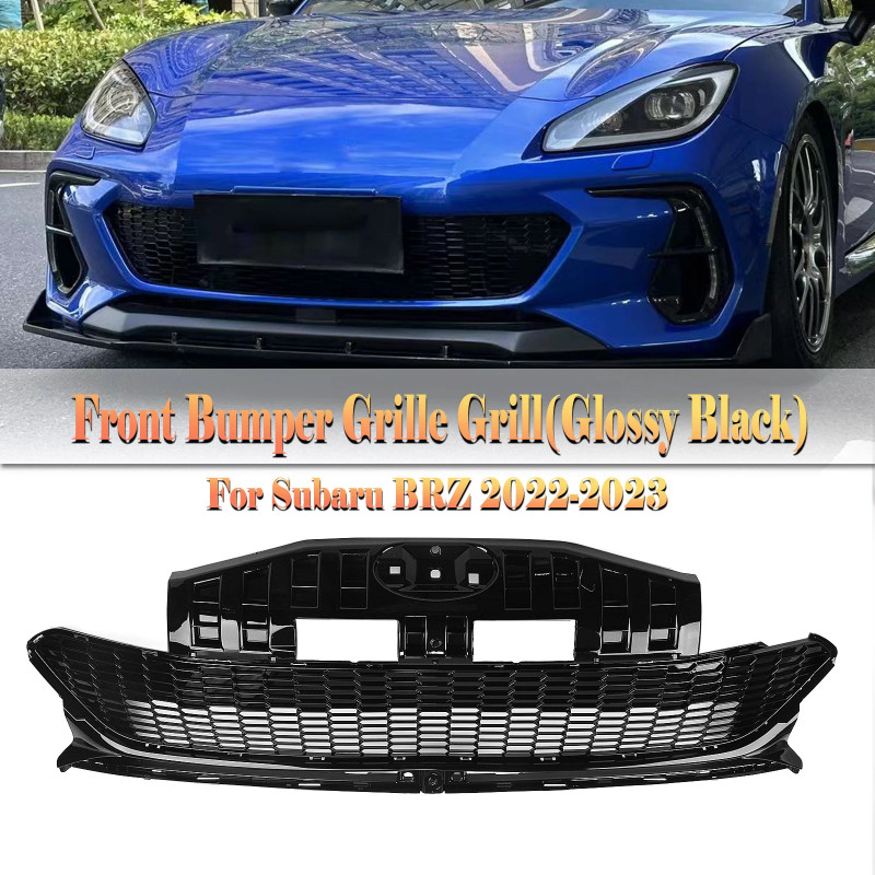 Front Grille Grill For Subaru BRZ ZD8 2022-2024 Coupe 2-Door Honeycomb ...