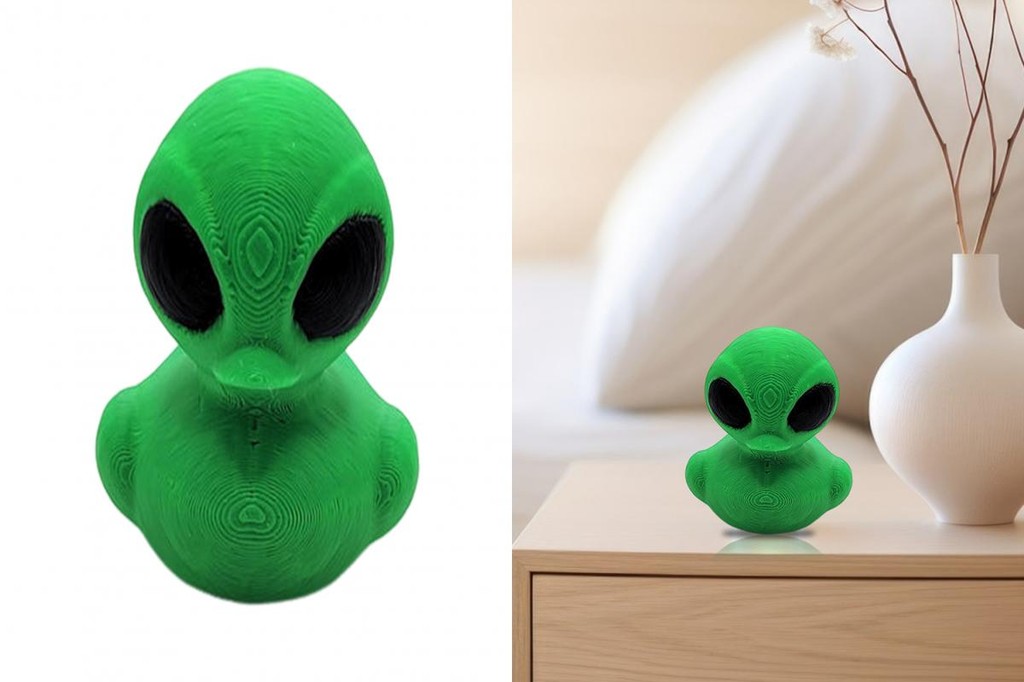 [Ready stock] 3d Printed Duck Ornament Aliens Duck Model Unique 3d ...