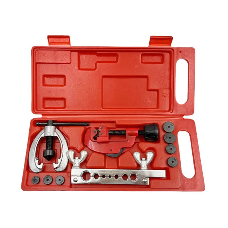 Copper Brake Fuel Pipe Repair Double Flaring Dies Tool Set Clamp Kit ...