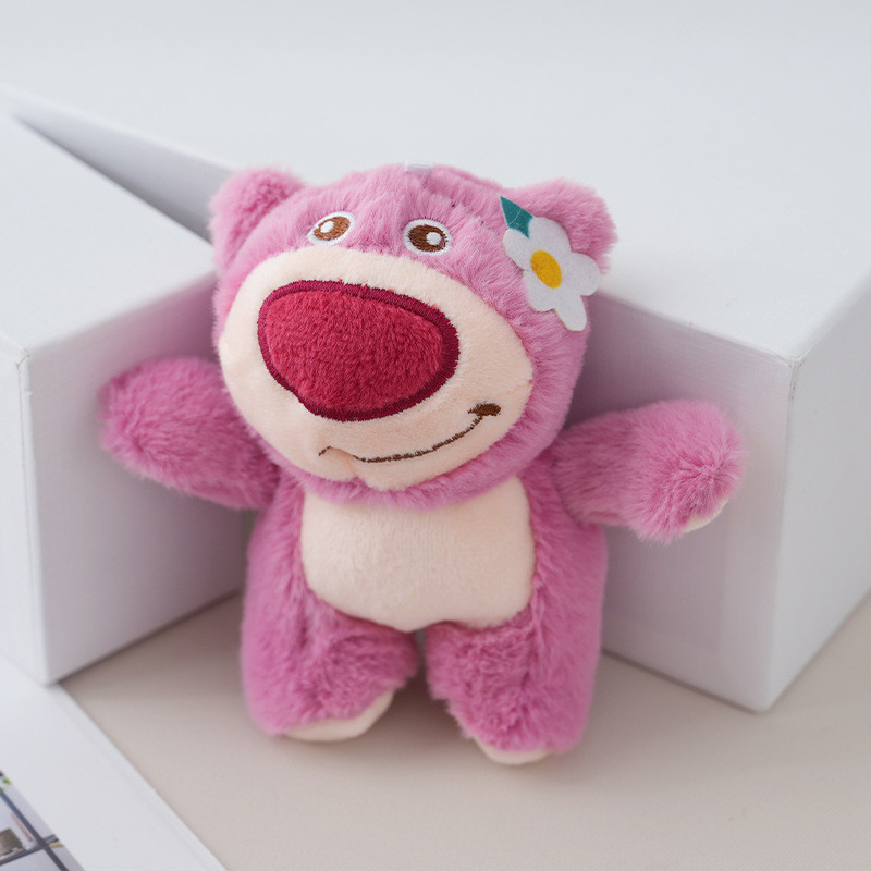 Cute Lotso Plush Pink Doll Girl Bag Hangings Bear Key Chain Decoration ...