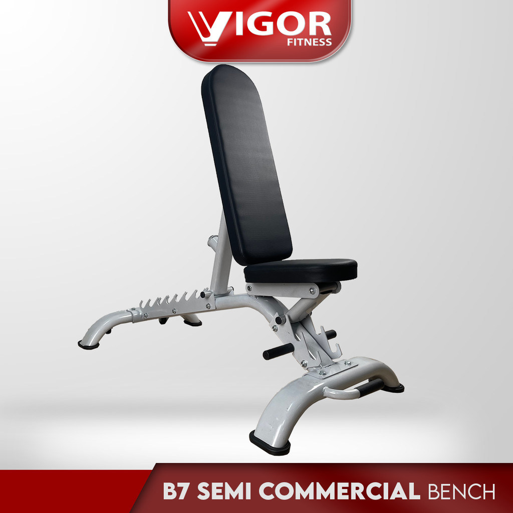 Vigor Fitness Commercial Adjustable Bench B7 /Bangku Laras Komersial B7 ...