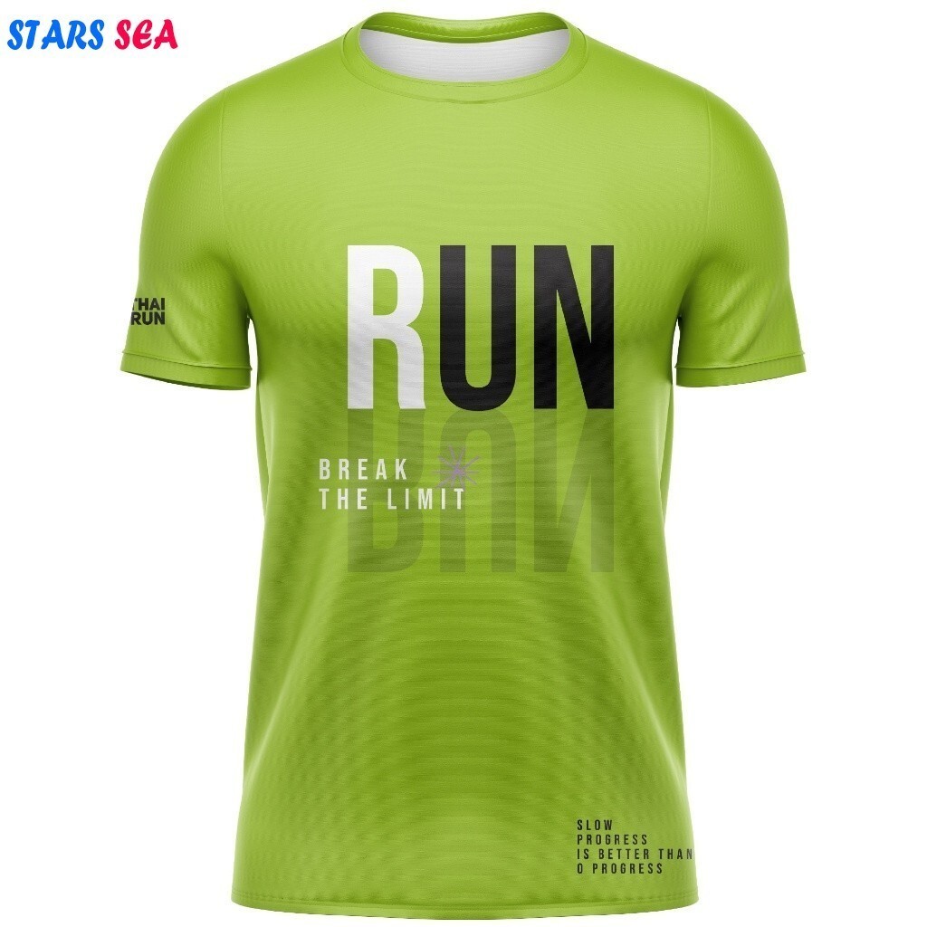 Thai Neon Running T-shirt 2024 New Men Sport Outdoor Jersey Quick ...