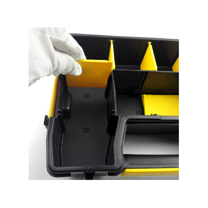 Stanley Removable Dividers Plastic Organizer Box Small Parts ...