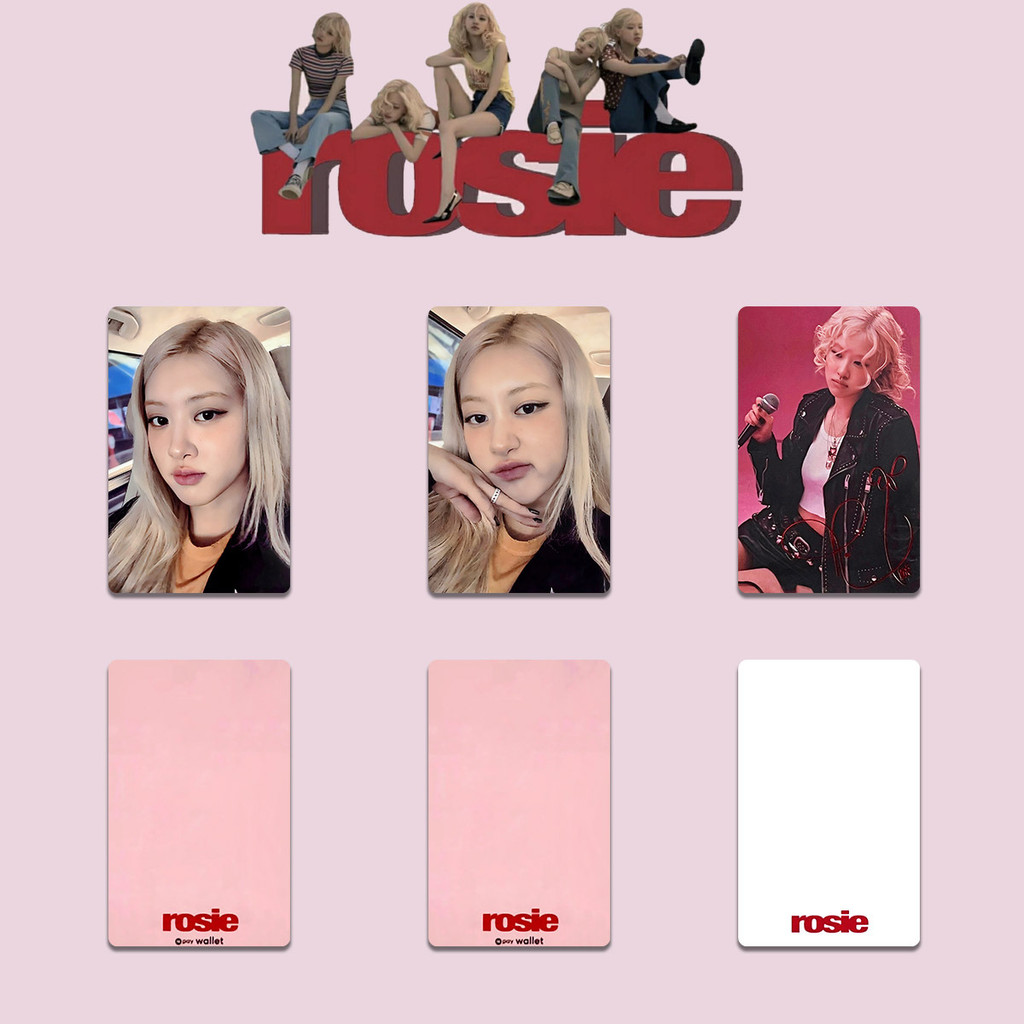 Kpop Idol ROSE Solo Album ROSIE Photocards | Shopee Malaysia