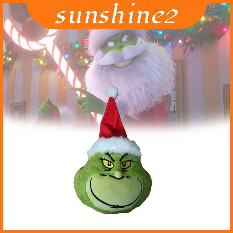 Grinch Green Festive Monster Plush Doll For Kids With Pp Cotton For ...