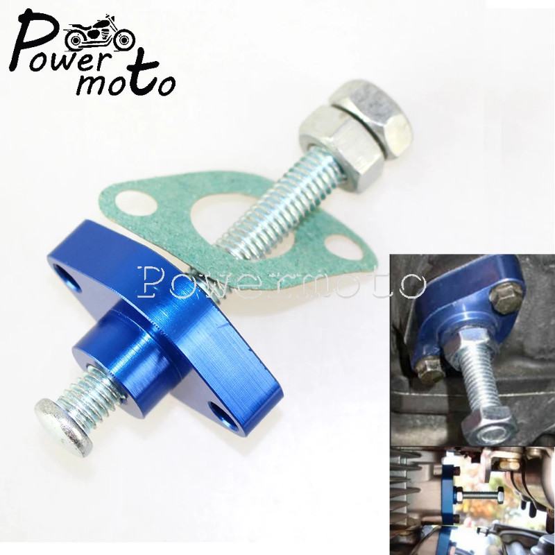 CNC Aluminum Adjuster Cam Timing Chain Tensioners Blue Motorcycle CRUT ...