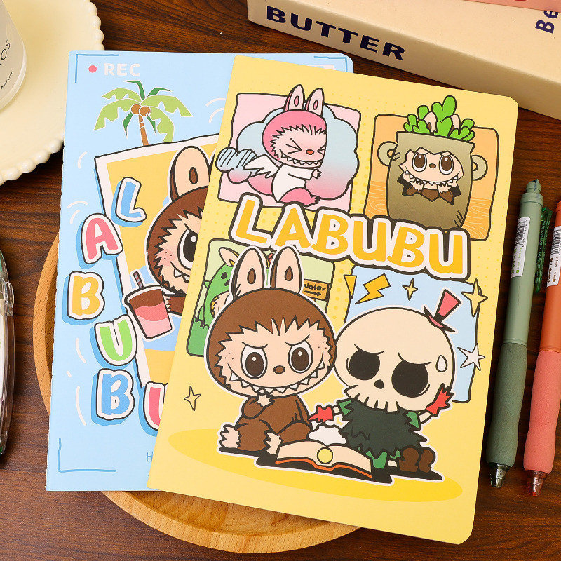 Diary Book - Labubu A5 Notebooks - Cartoon, Cute - Thickening, Portable ...