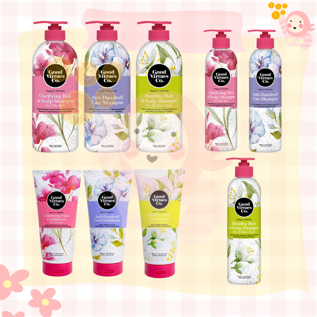Good Virtues Co Healthy Clarifying Antidandruff Hair Fall Scalp Shampoo ...