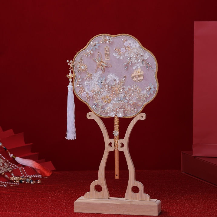 Bridal Group Fan Handmade DIY Material Package High-End Finished ...