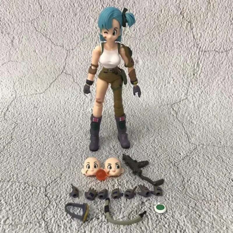 13.5cm Anime Dragon Ball Figures Bulma Action Figure Movable PVC ...