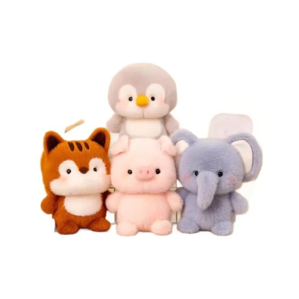New Kawaii Cartoon Soft Animal Series Plush Doll Pillow Elephant Pig ...