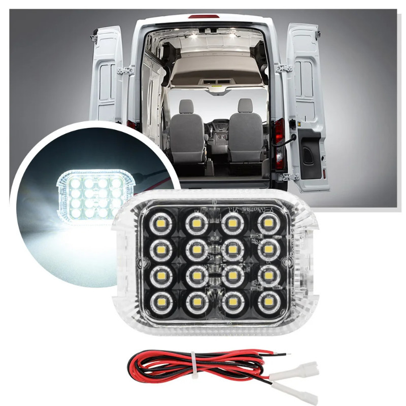 1X LED Luggage Trunk Cargo Dome Light for Ford E-Transit MK6 MK7 MK8 ...