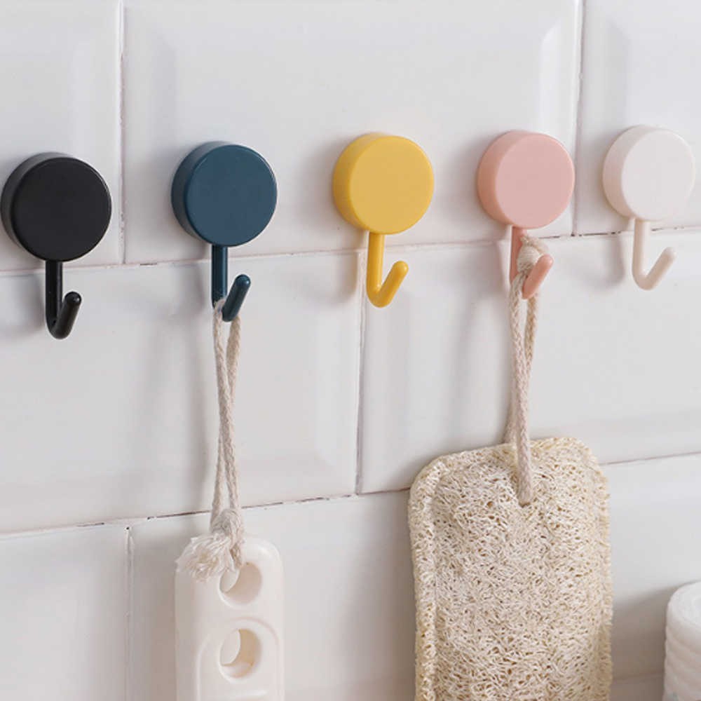 Wenbo Cangkuk Dinding Colorful Wall Hook Strong Adhesive Magic Hook ...