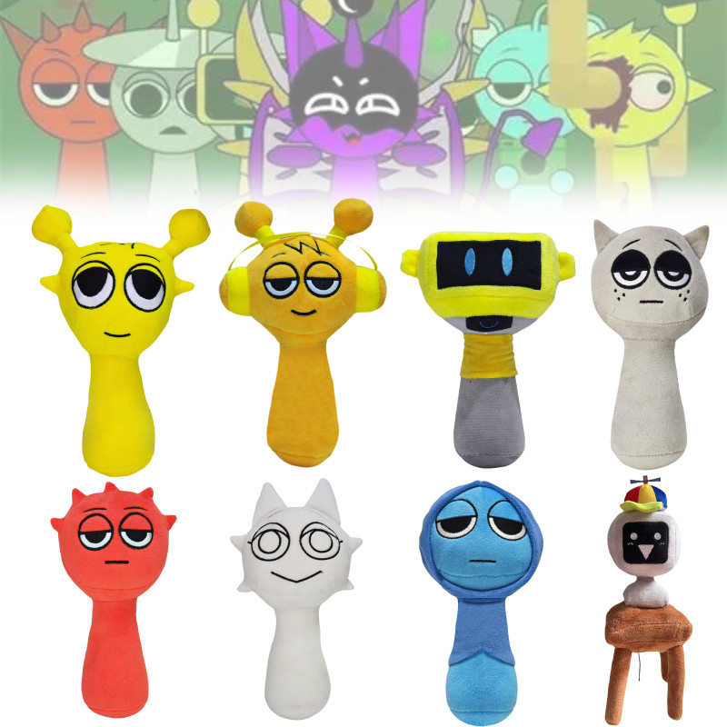 Creative Sprunki Plush Music Robot Character Soft Toy For Kids ...