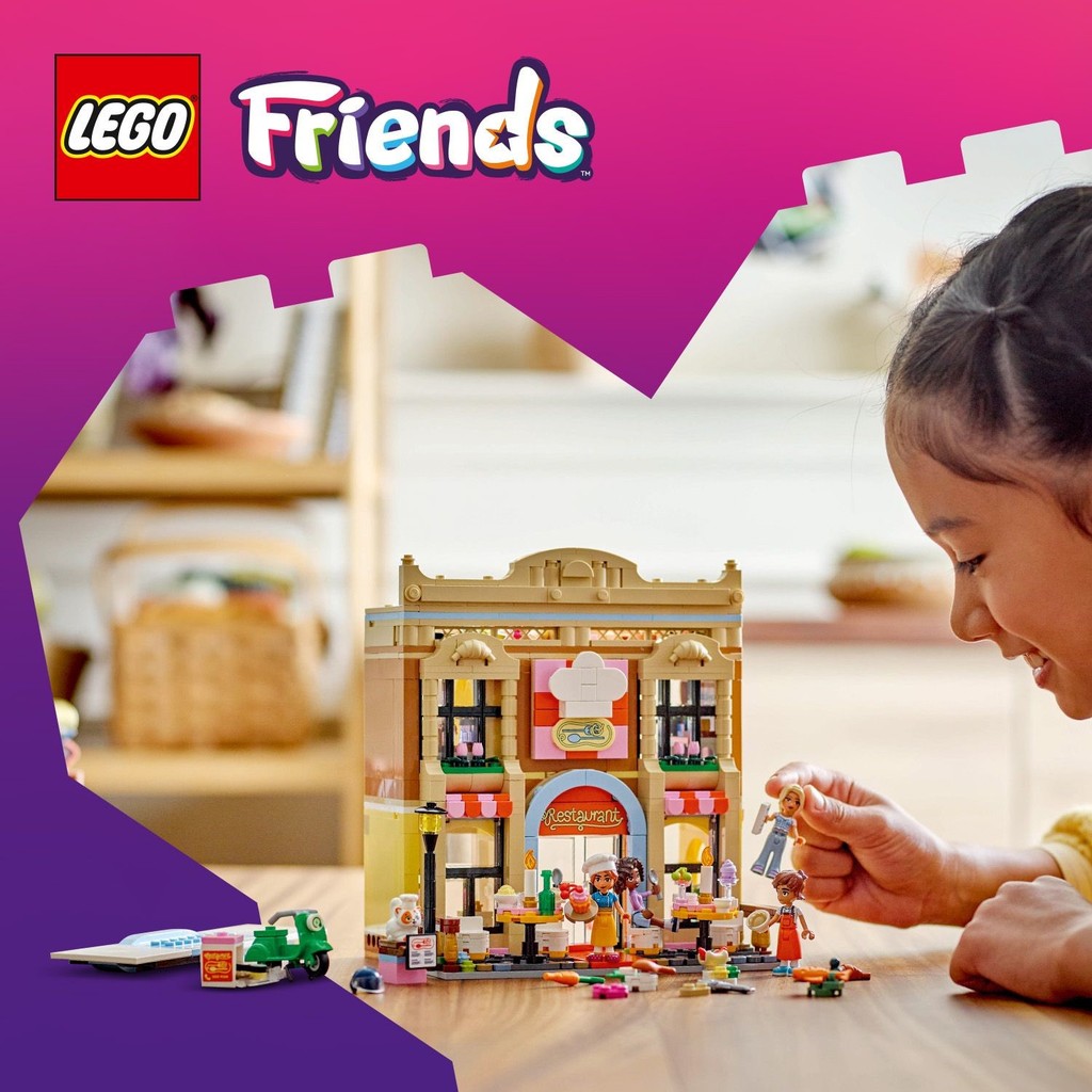 LEGO 42655 LEGO Friends Restaurant and Cooking School Building Toy Set ...