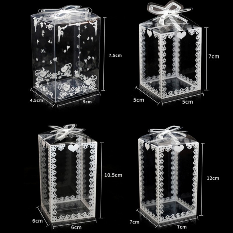 Transparent Gift Box PVC Plastic Clear Packaging Box for Valentine's ...