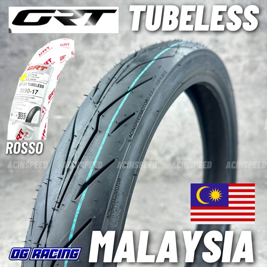 TERBARU 2025 TAYAR GRT-368 BUNGA ROSSO/ TYRE 17 Inch Tubeless Rosso ...