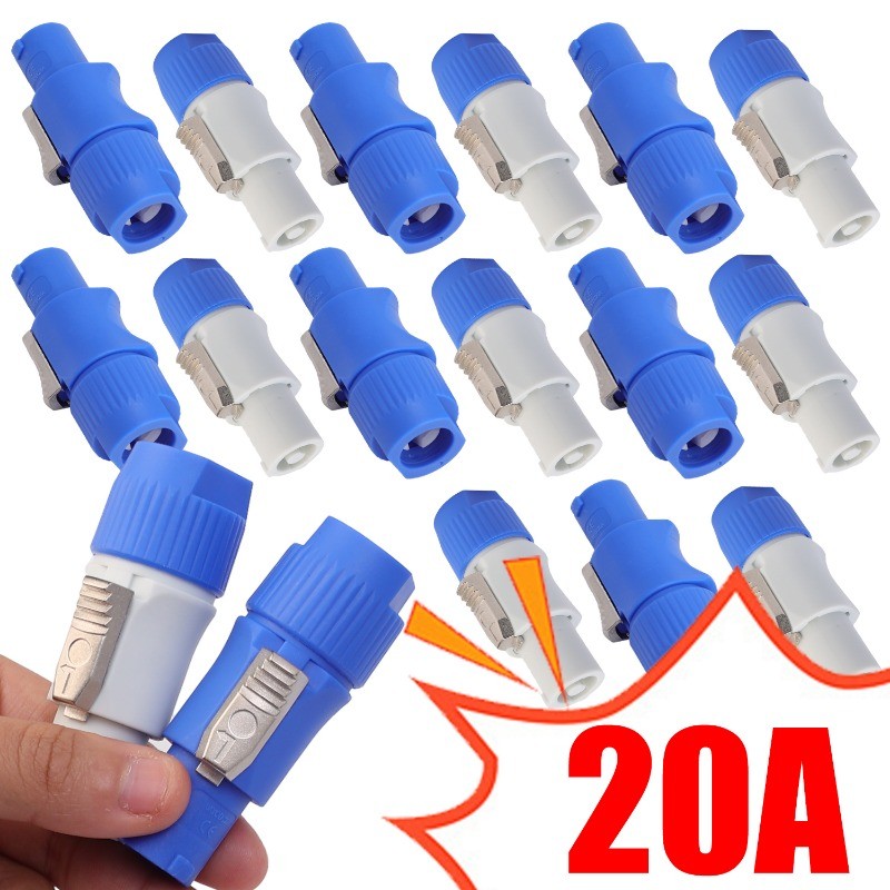 LED Stage Lighting Power Plug - I/O Lighting Audio Plug - Display ...
