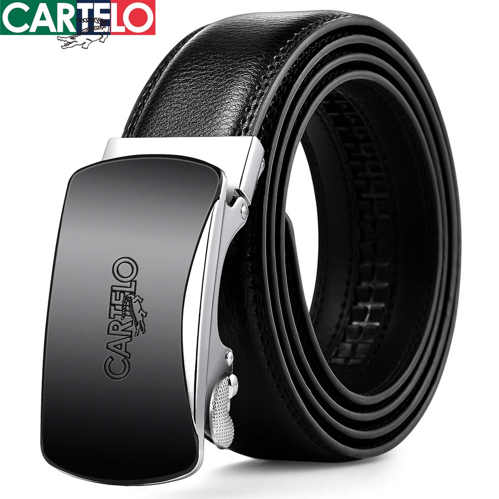 Ready stock >> cartelo cartelo Crocodile Belt Men's Belt 2025 New Style High-End Business Young ...