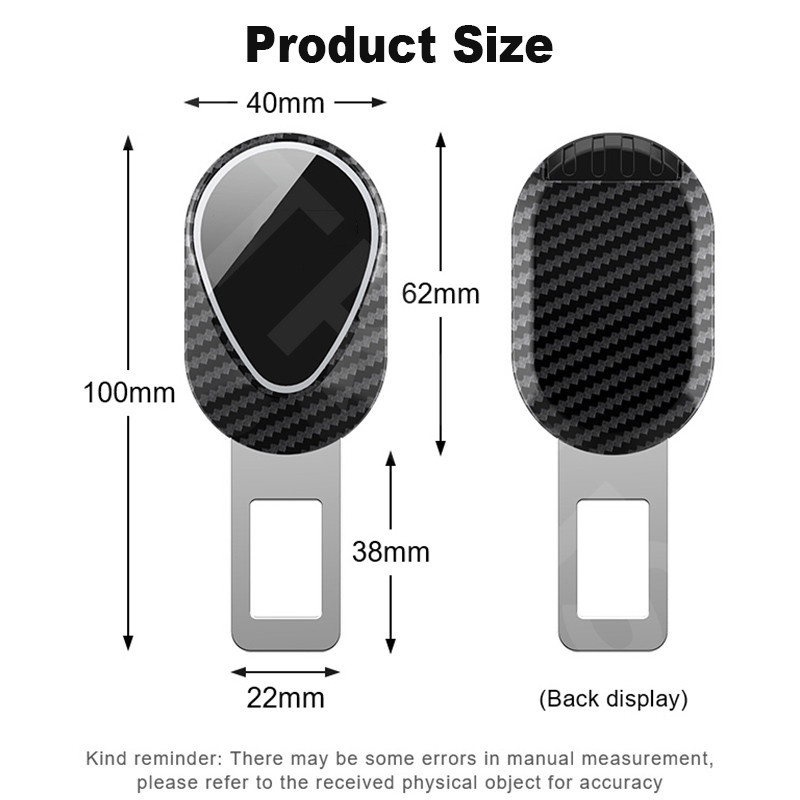 1/2 PCS Chery Car Seat Belt Lock Buckle Safety Seatbelt Clip Extender ...