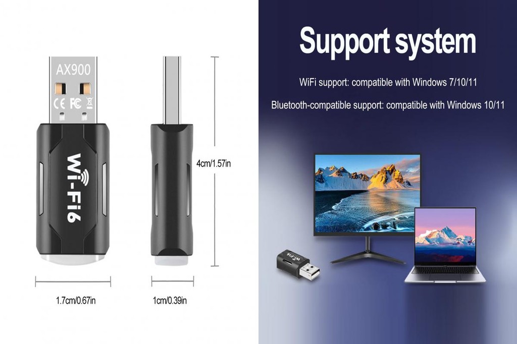 SL Driver-free Wireless Network Card Wi-fi 6 Network Card High-speed Wi ...