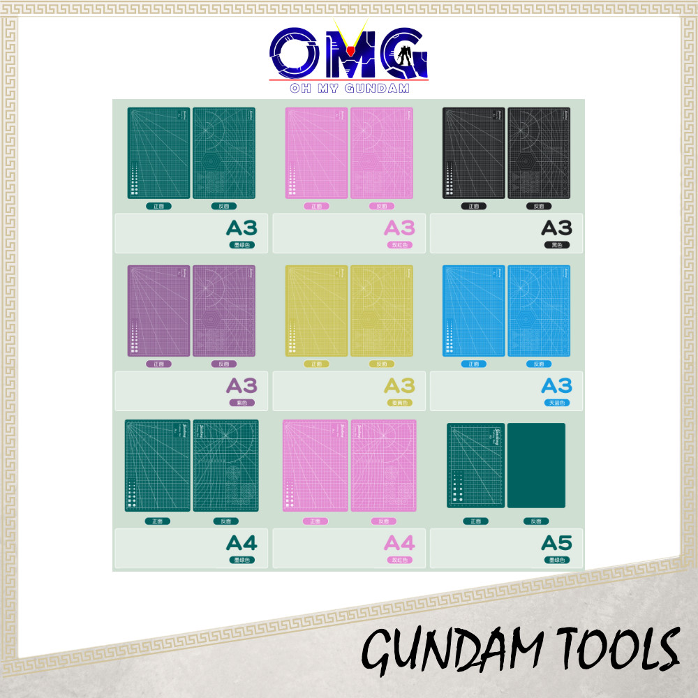 Gundam Tool Cutting Board Mats Cut Pad A4 A3 A5 Cut Measure Cutting Mat ...