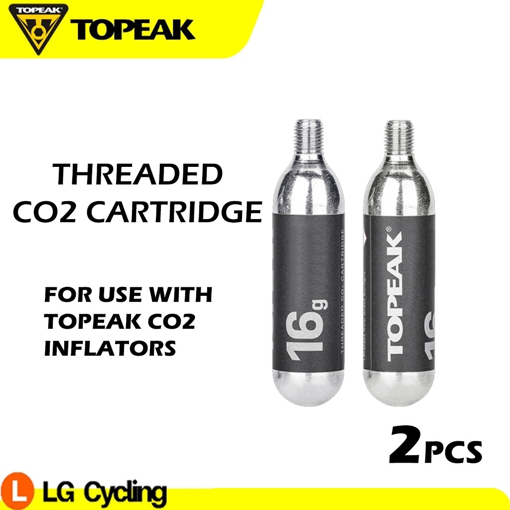 Topeak 16g THREADED CO2 CARTRIDGE Bike Bicycle Cycling Basikal Mountain Bike MTB | Shopee Malaysia