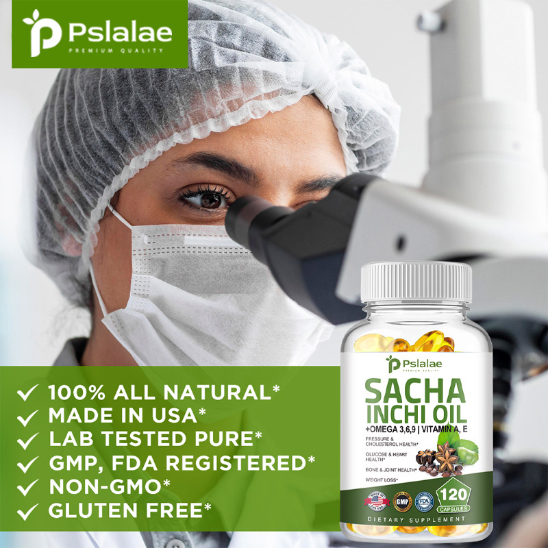 Inca Inchi Capsules l Rich in Omega 3, 6 and 9 l Essential Fatty Acids ...