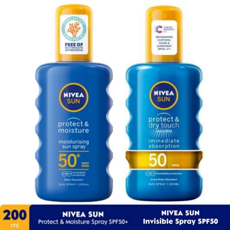 in stock Nivea Sunblock protect & Moisture/protect & dry touch Spray ...