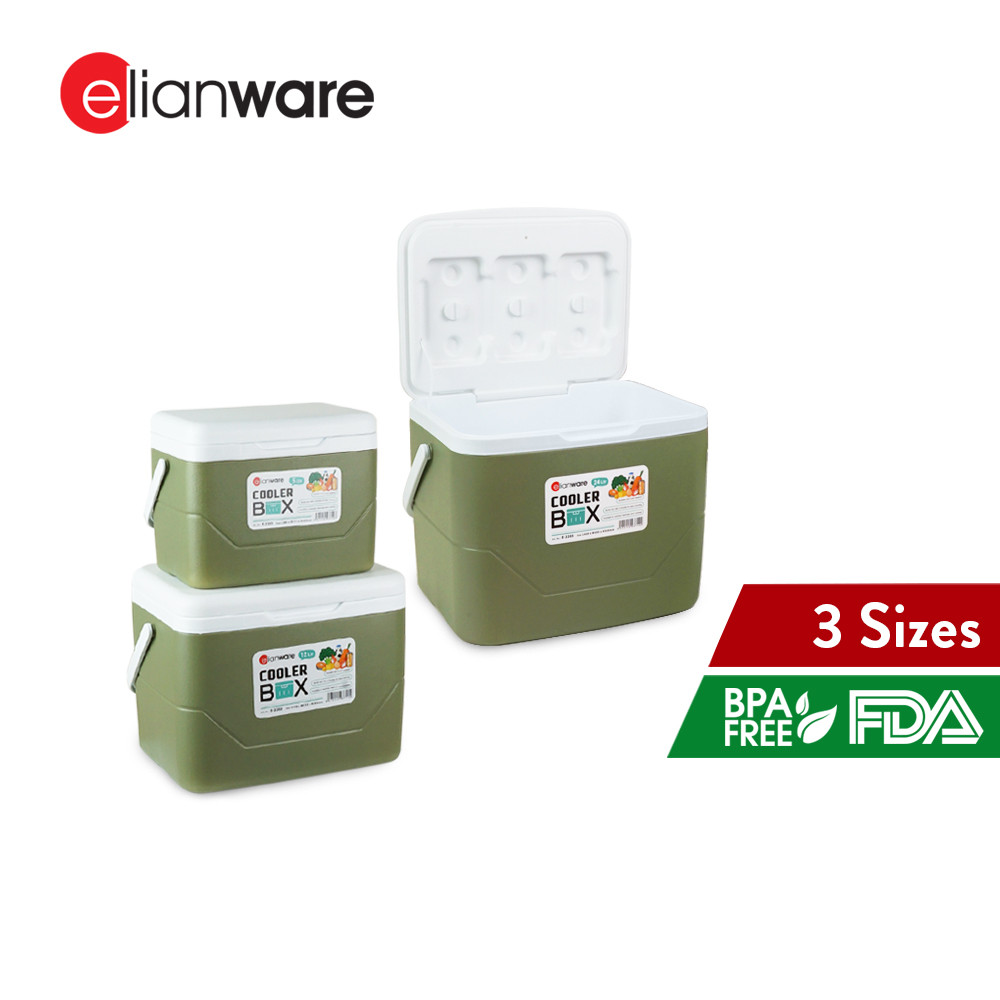Elianware 5L/12L/24L Portable Ice Cooler Box Camping Fishing Kotak Ais | Shopee Malaysia