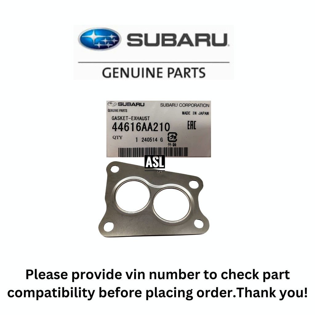 44616AA210 Genuine Subaru FA20DIT Turbo Inlet Gasket Forester XT SJG ...