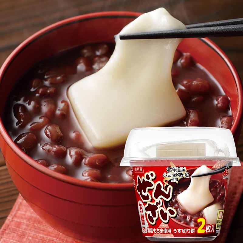 Japan Imported Imuraya Red Bean Congee Instant Japanese Rice Cake Soup ...