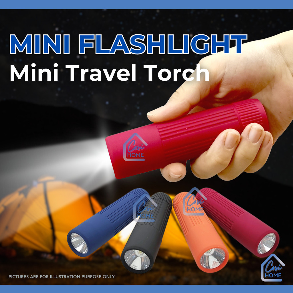 LED Flashlight Lampu Suluh Kecil Pocket Torchlight Mini Hand Torch ...