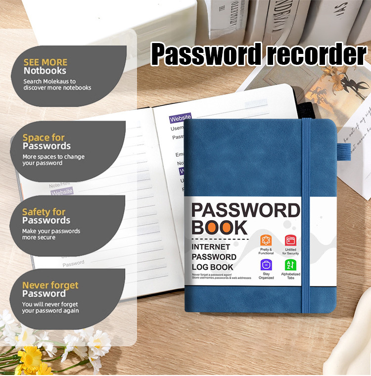 Low Price Entry Password Record Book With Colorful Alphabet Index ...