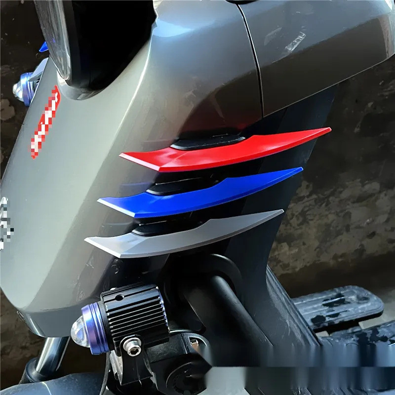 1pair Motorcycle Winglets - Aerodynamic Spoiler Wings with Adhesive ...