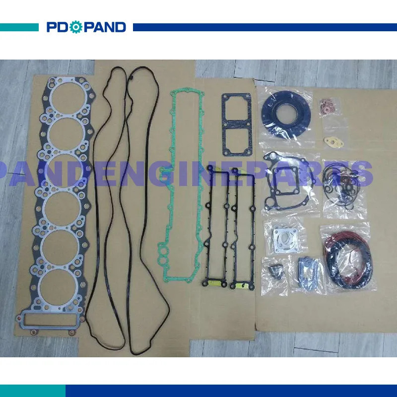 6M60 6M61 Full Overall Engine Repair Kit Rebuilding gasket set ME993467 ...