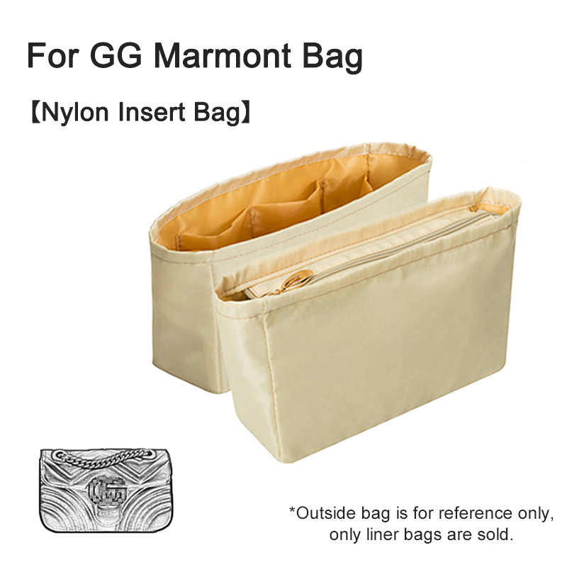 Nylon Insert Bags Fits Liner Makeup Bag Support Travel Portable Insert ...