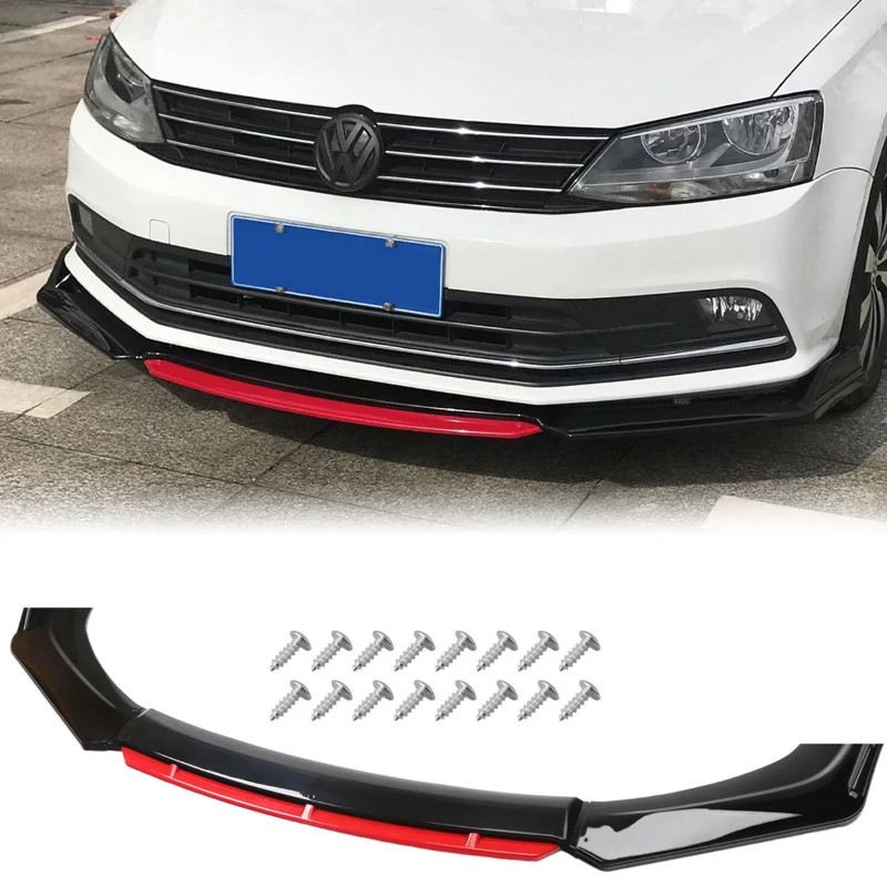 Universal Front Bumper Lip For Volkswagen VW Jetta MK6 MK7 Side Spoiler ...