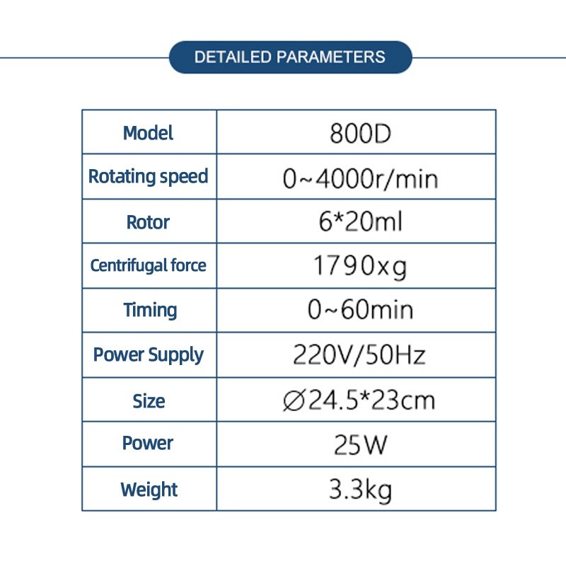 READY STOCK 800D Prp Machine Medical Machine Centrifuge Test Blood Prp ...