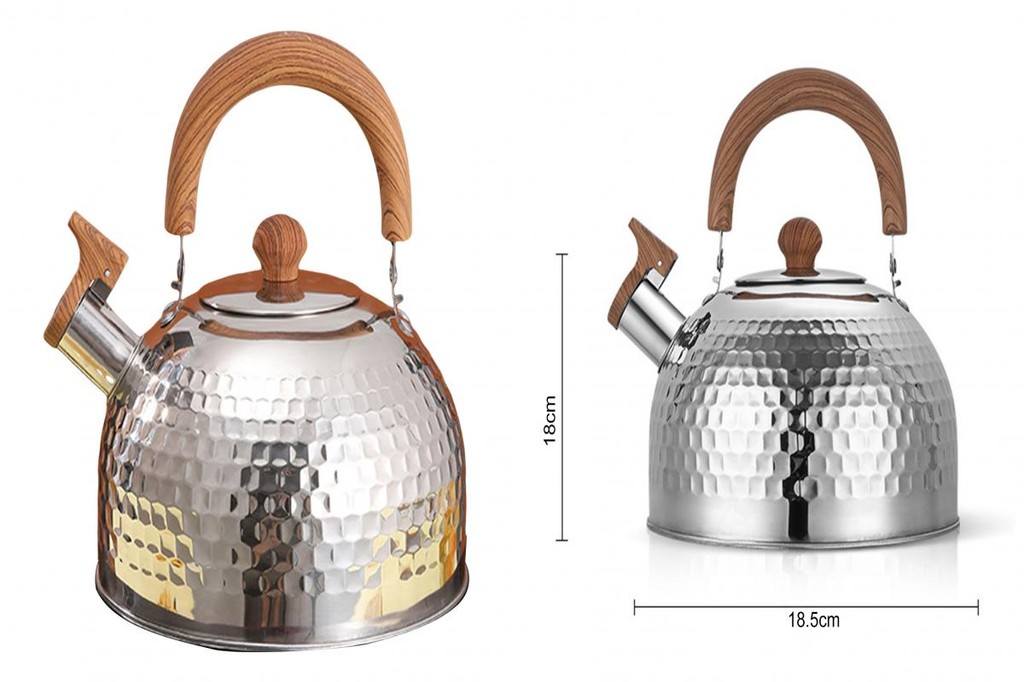 Induction Kettle Halogen Hob Kettle 2l Stainless Steel Whistling Tea ...